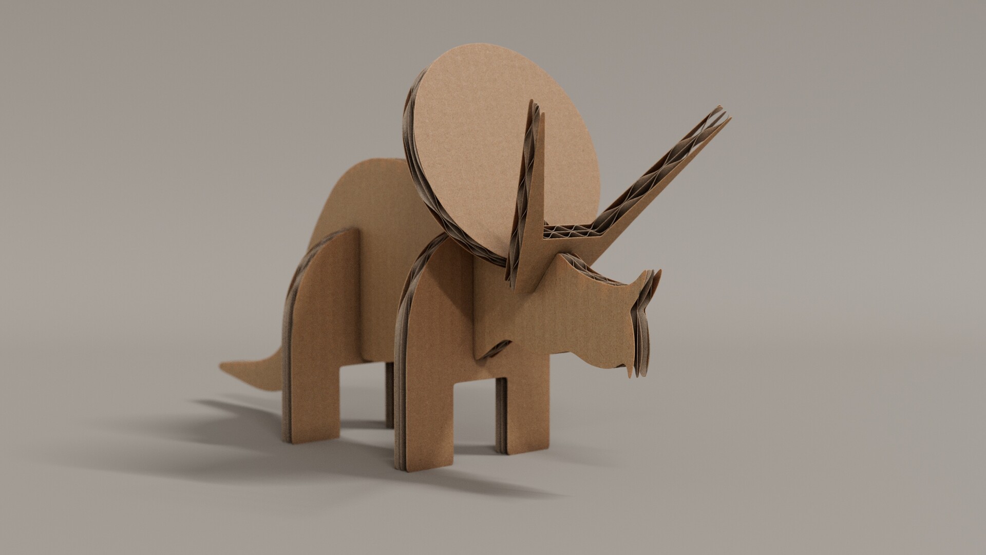 ArtStation - Cardboard Dino