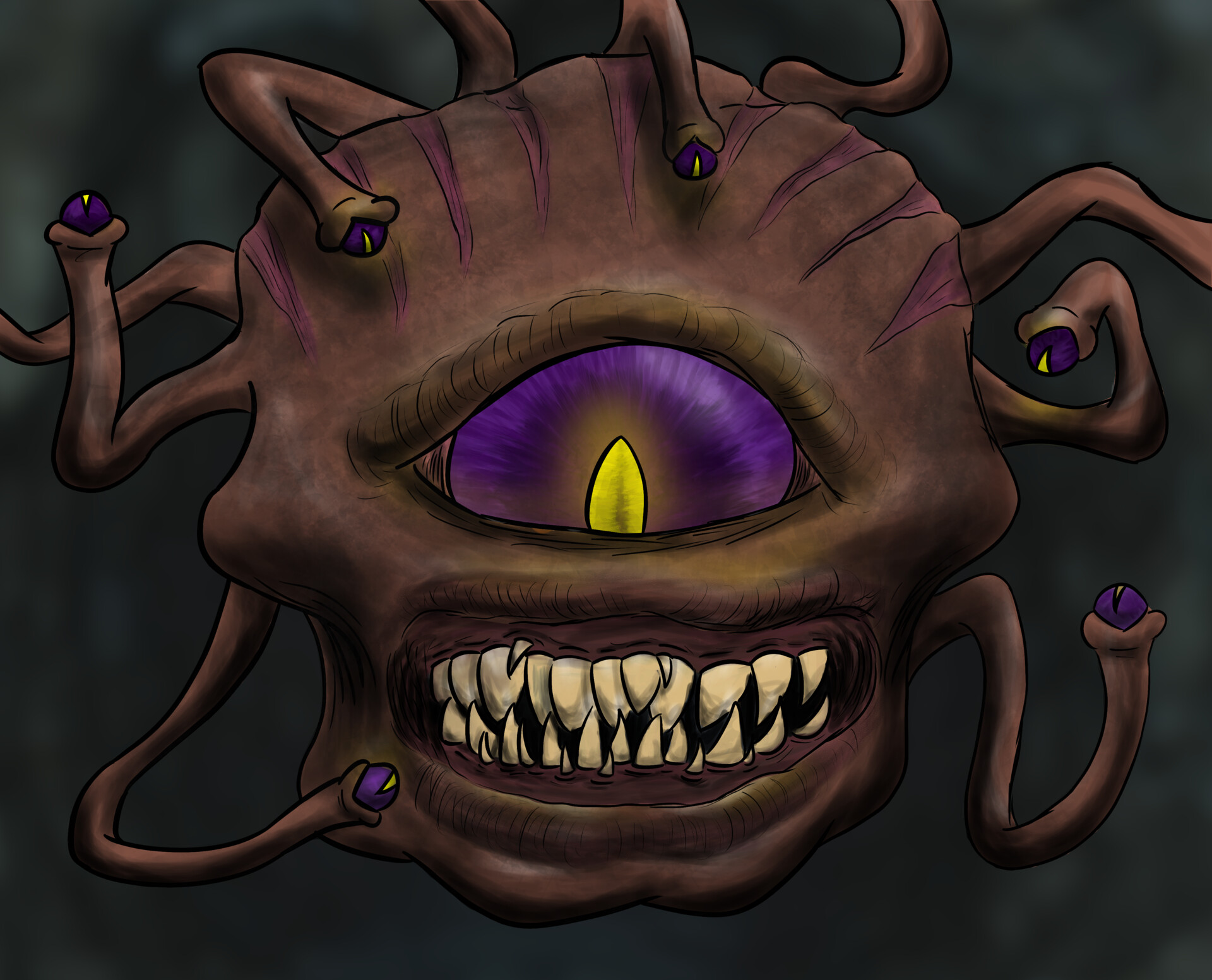 ArtStation - Dungeons & Dragons - Beholder