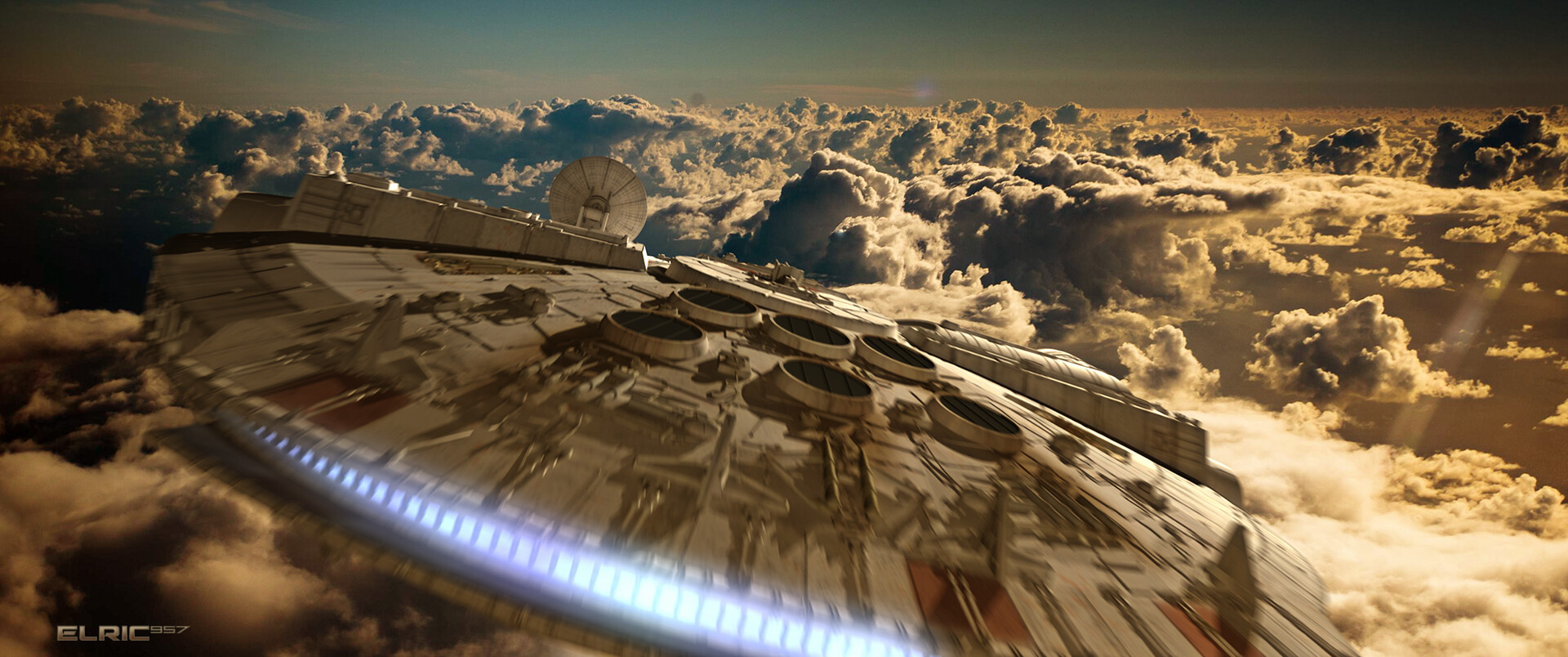 ArtStation - Millennium Falcon