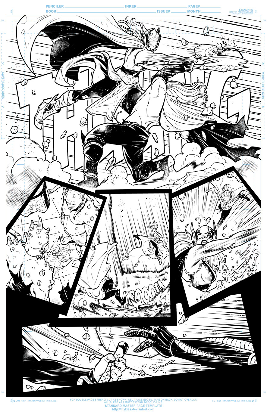 ArtStation - Thor simple page