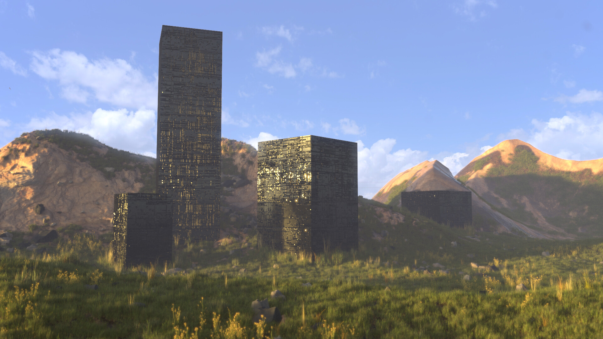 ArtStation - Houdini Scattering Practice