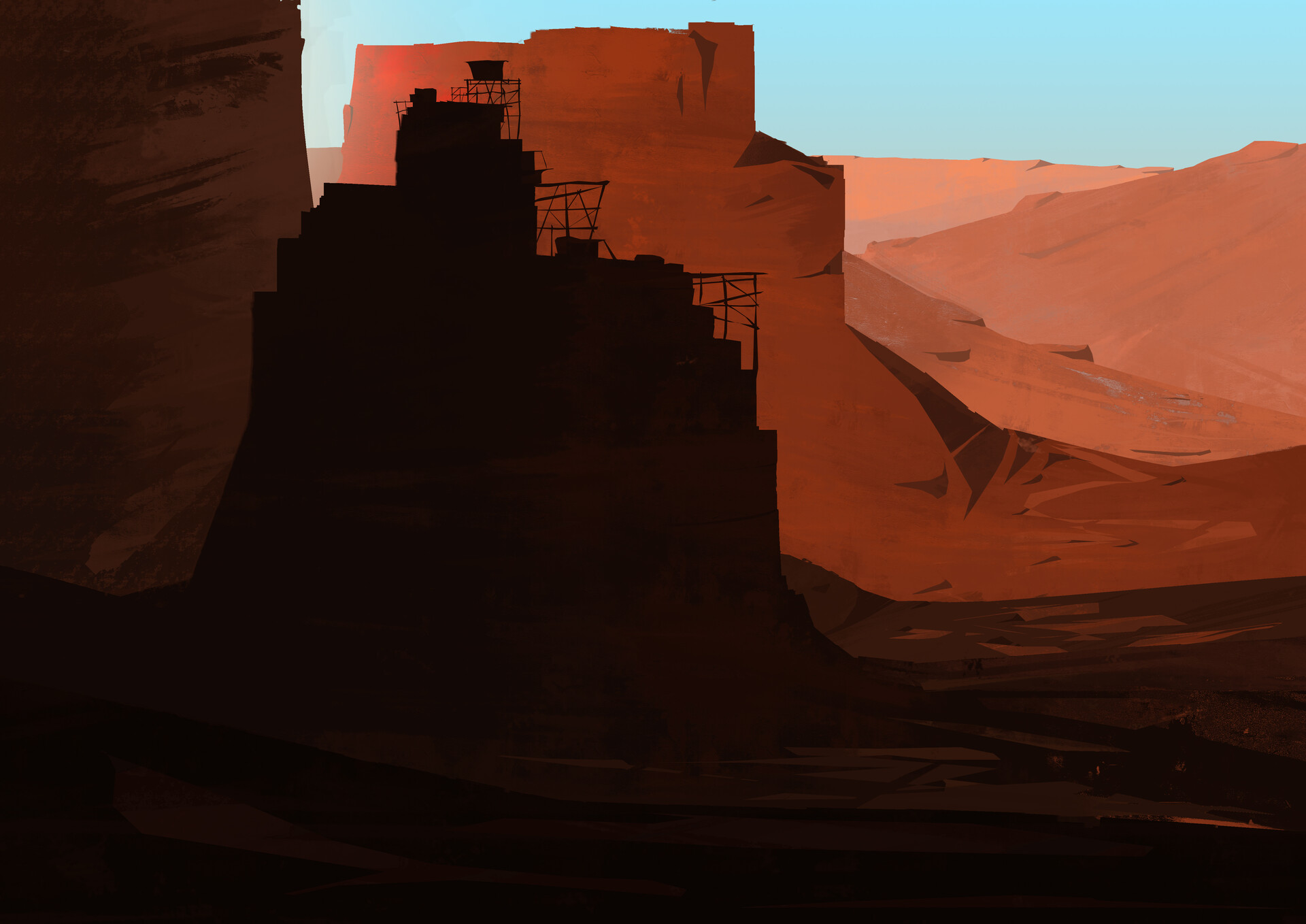 ArtStation - Desert structure