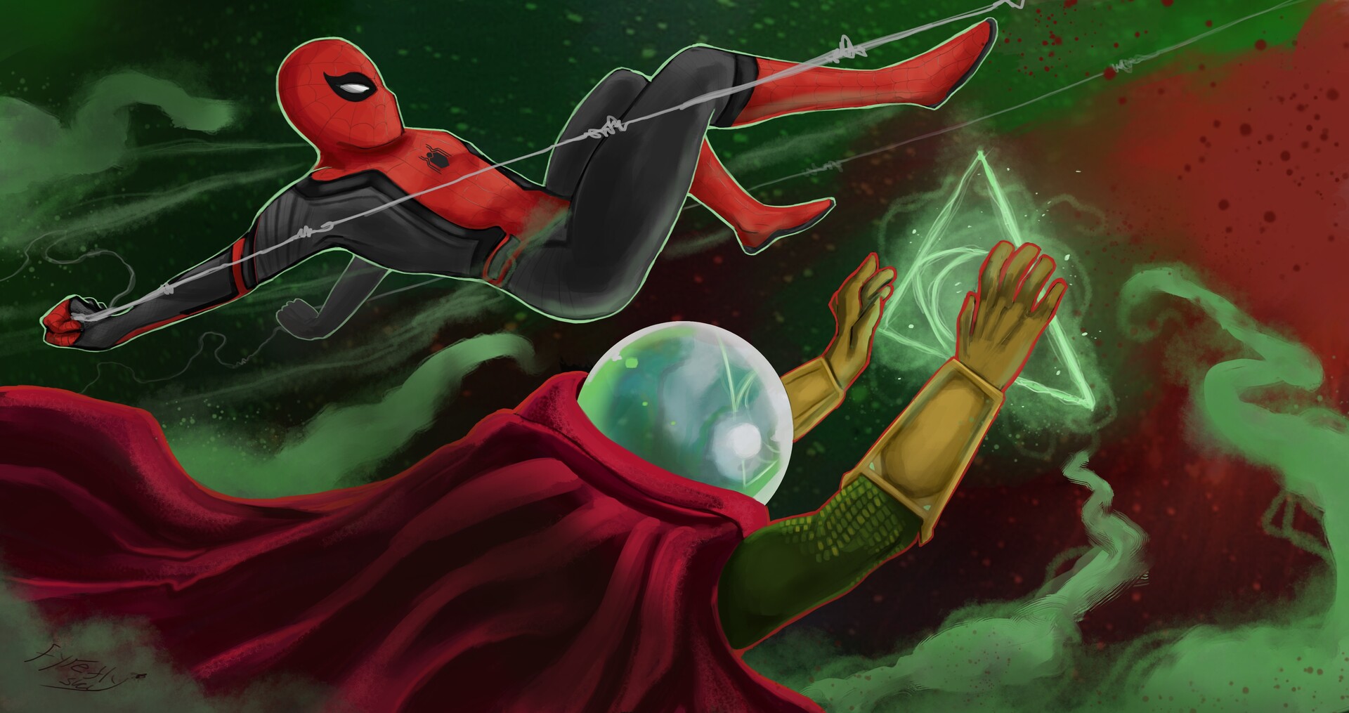 ArtStation - Spidey and Mysterio