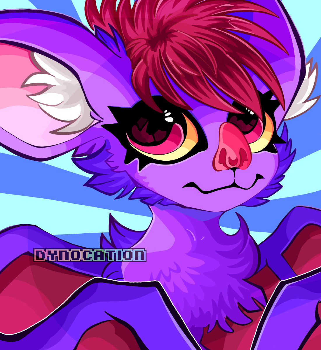 how to draw furry bat