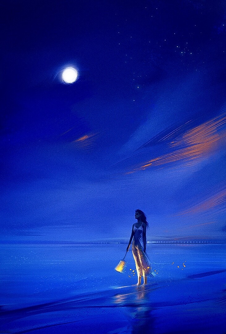 ArtStation - blue night