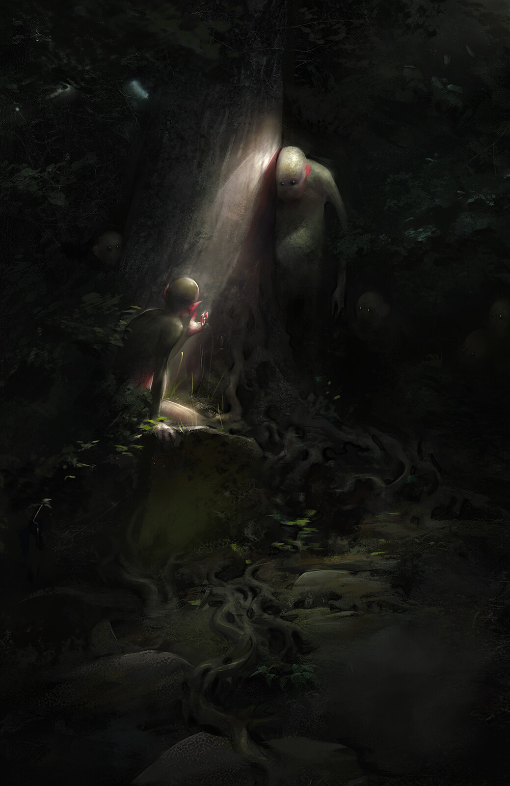 ArtStation - Forest spirits// No photobashing or overpaint