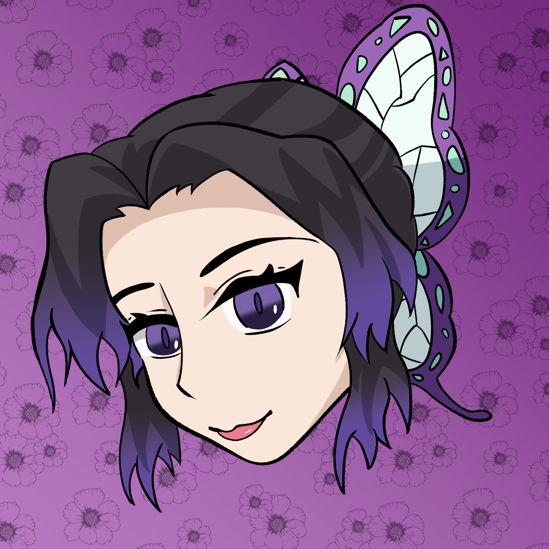 ArtStation - Shinobu Kochou - Kimetsu no Yaiba