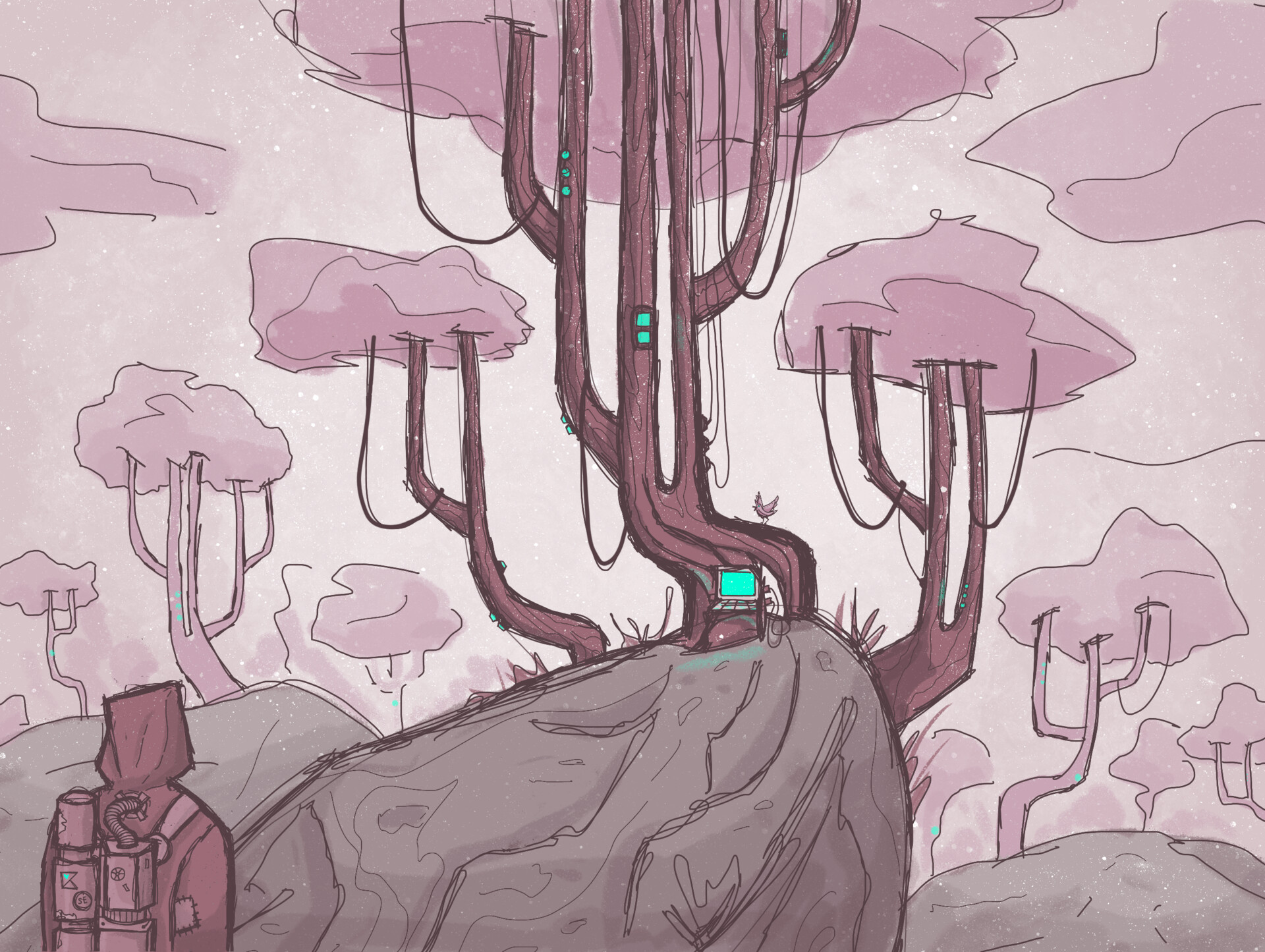 ArtStation - Hack the planet 0x1