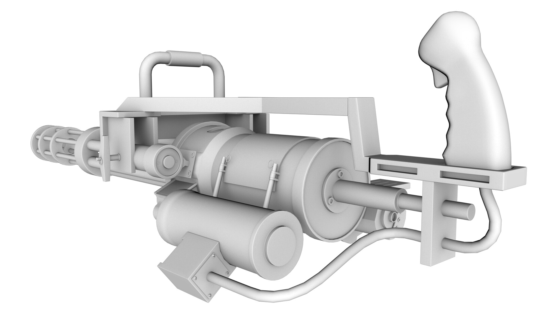 ArtStation - M134_rotary_machine_gun