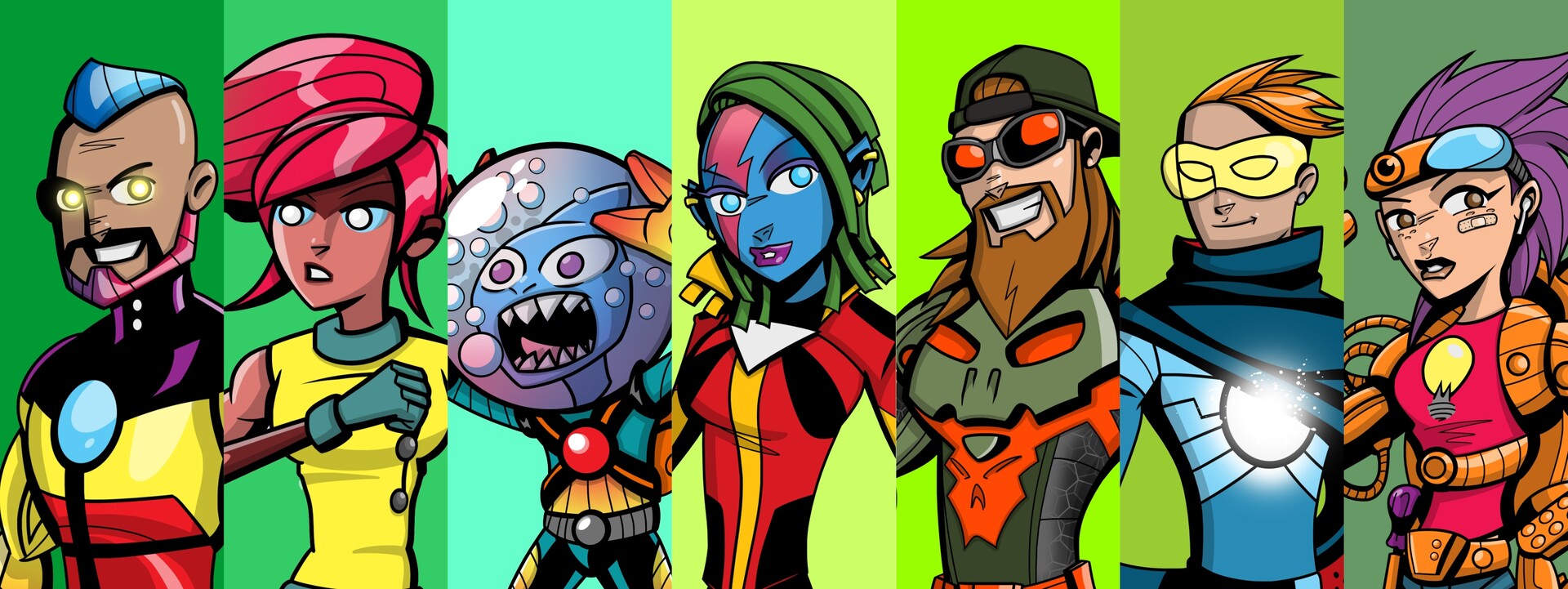 ArtStation - Super High School Collage