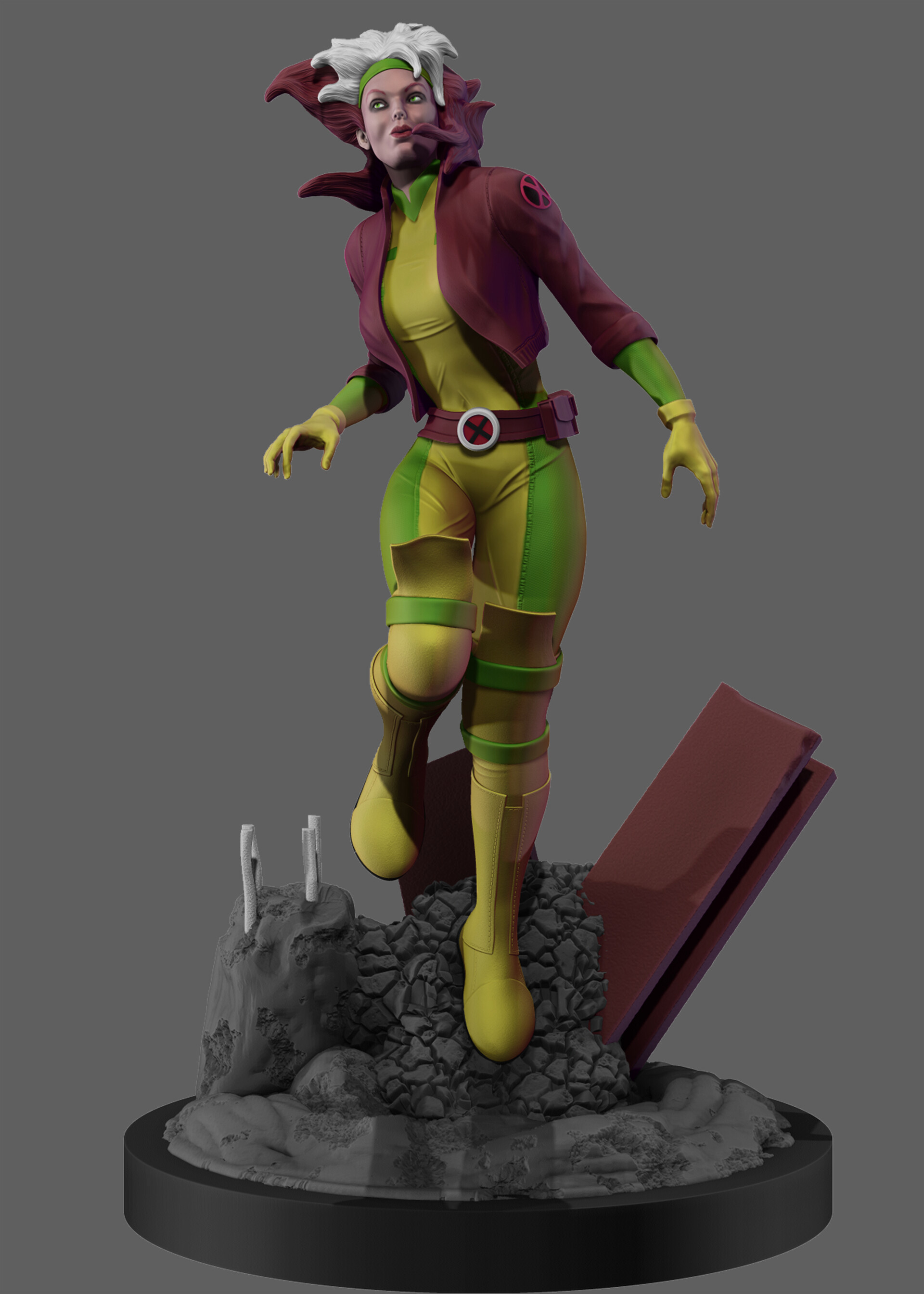 ArtStation - Fanart Rogue Xmen