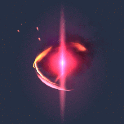 black hole exploding gif