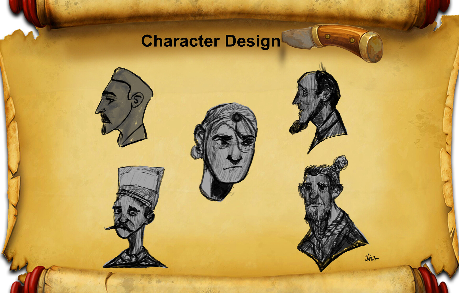 ArtStation - Character Head Design