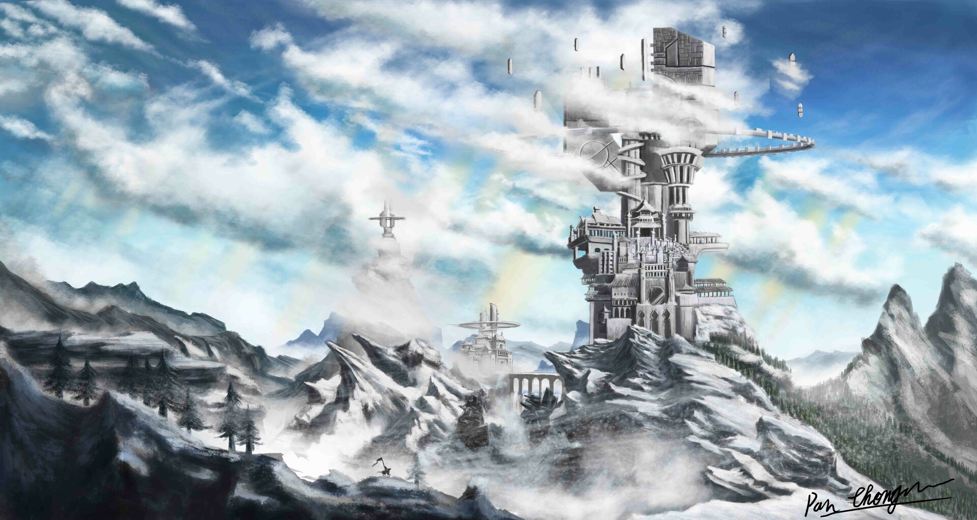 ArtStation - Snow city