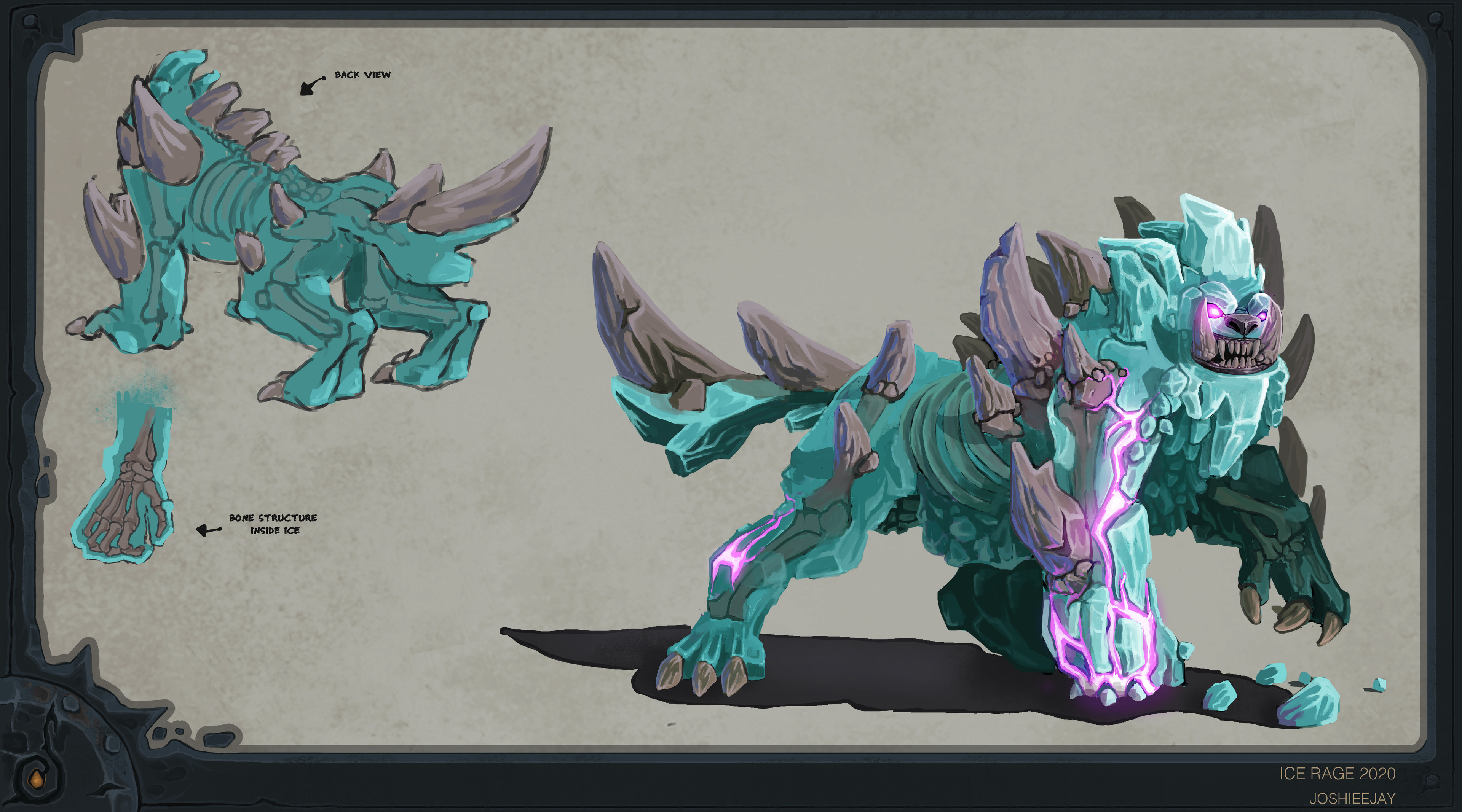 Joshua Jay Christie - Bone Ice Creature