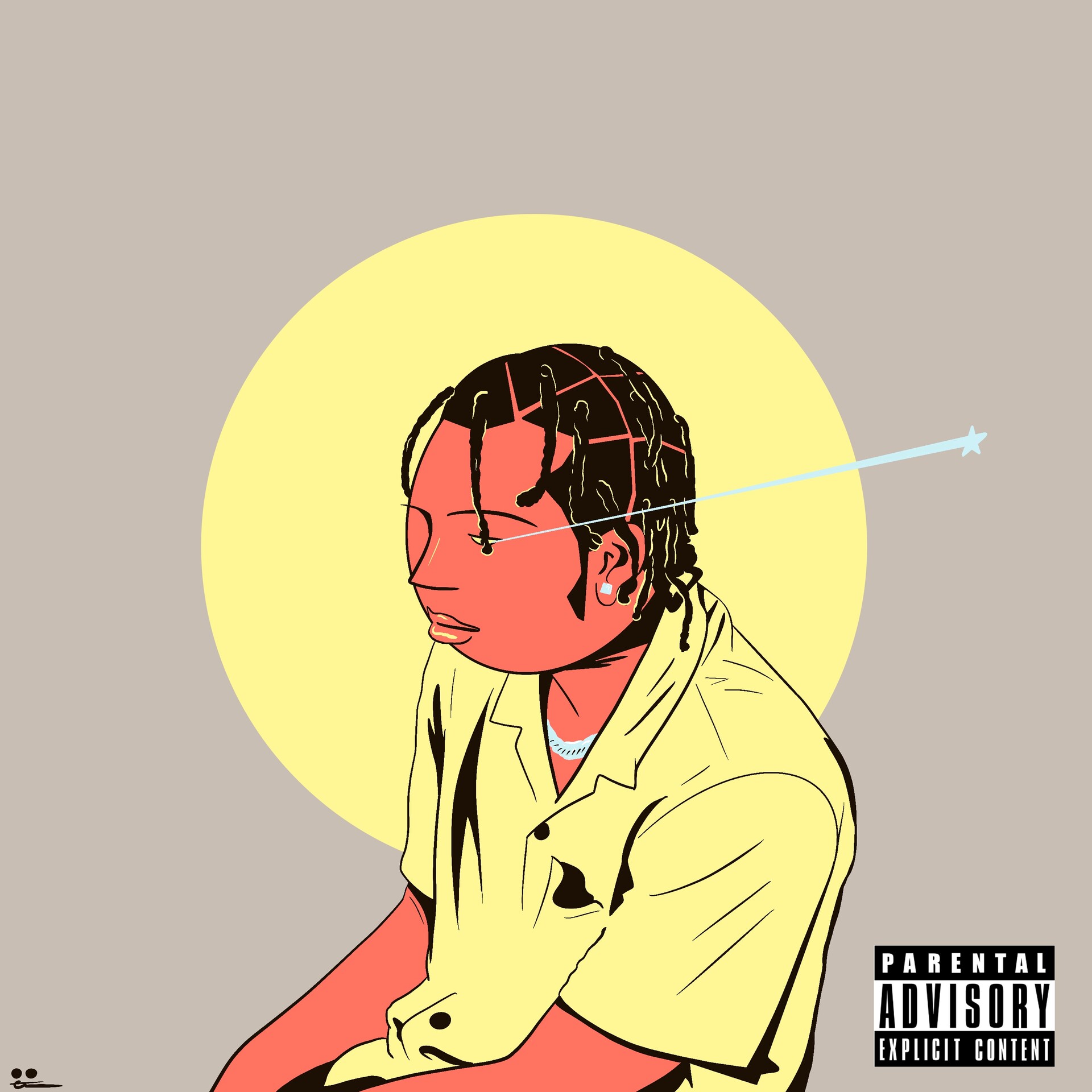 ArtStation - Album Cover design for rapper, "Forever Major"