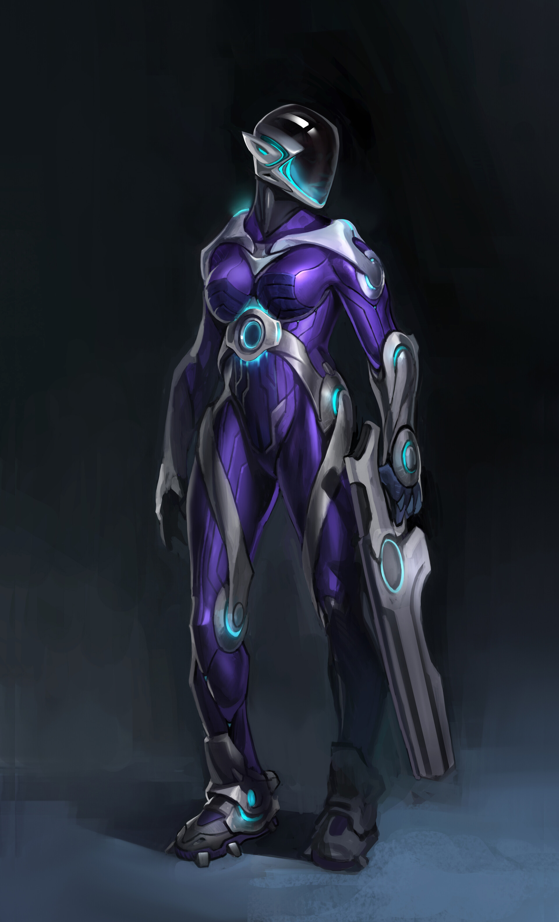 ArtStation - Cyber soldier