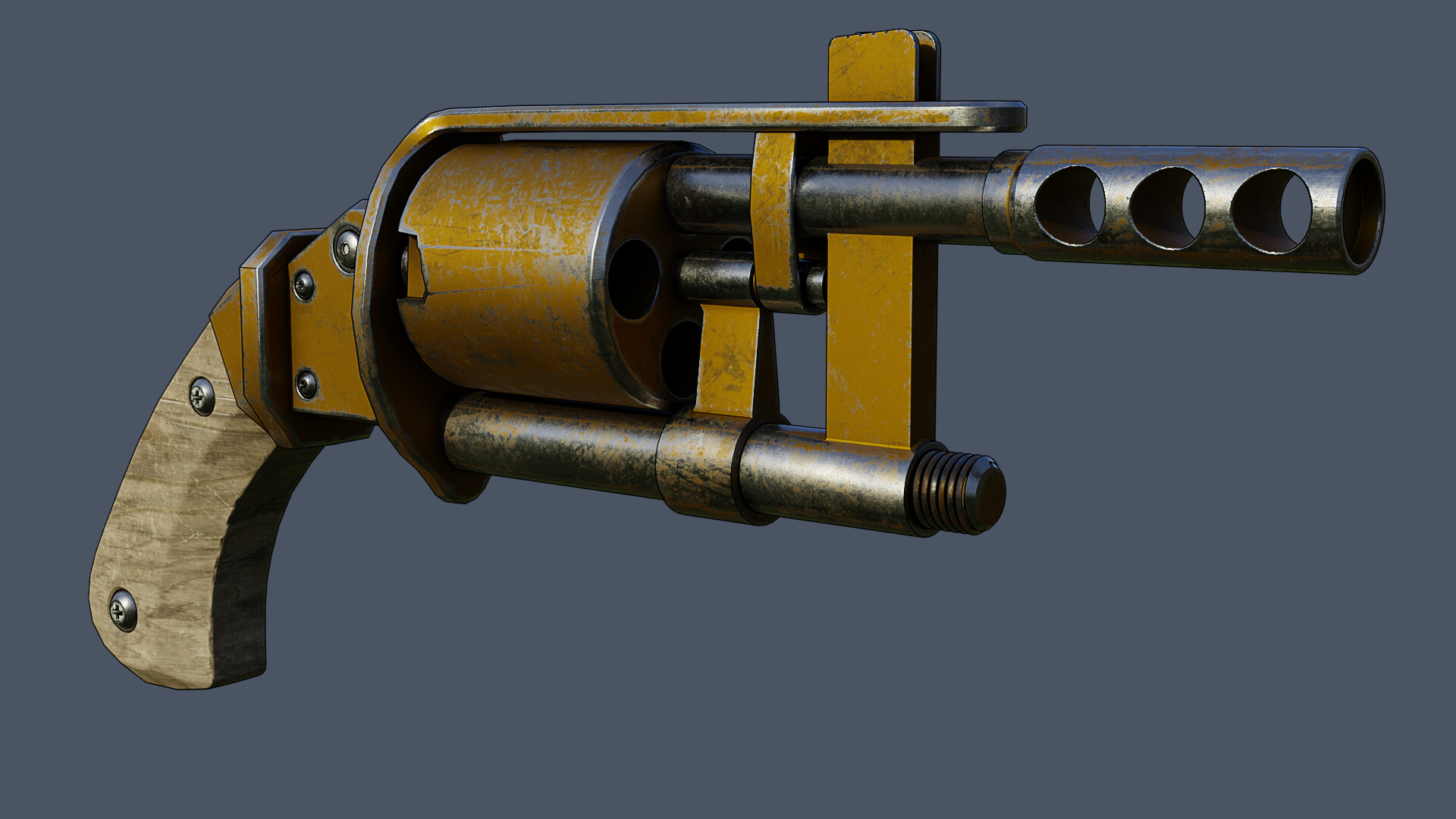 ArtStation - Post Apocalypse Gun Fallout 4