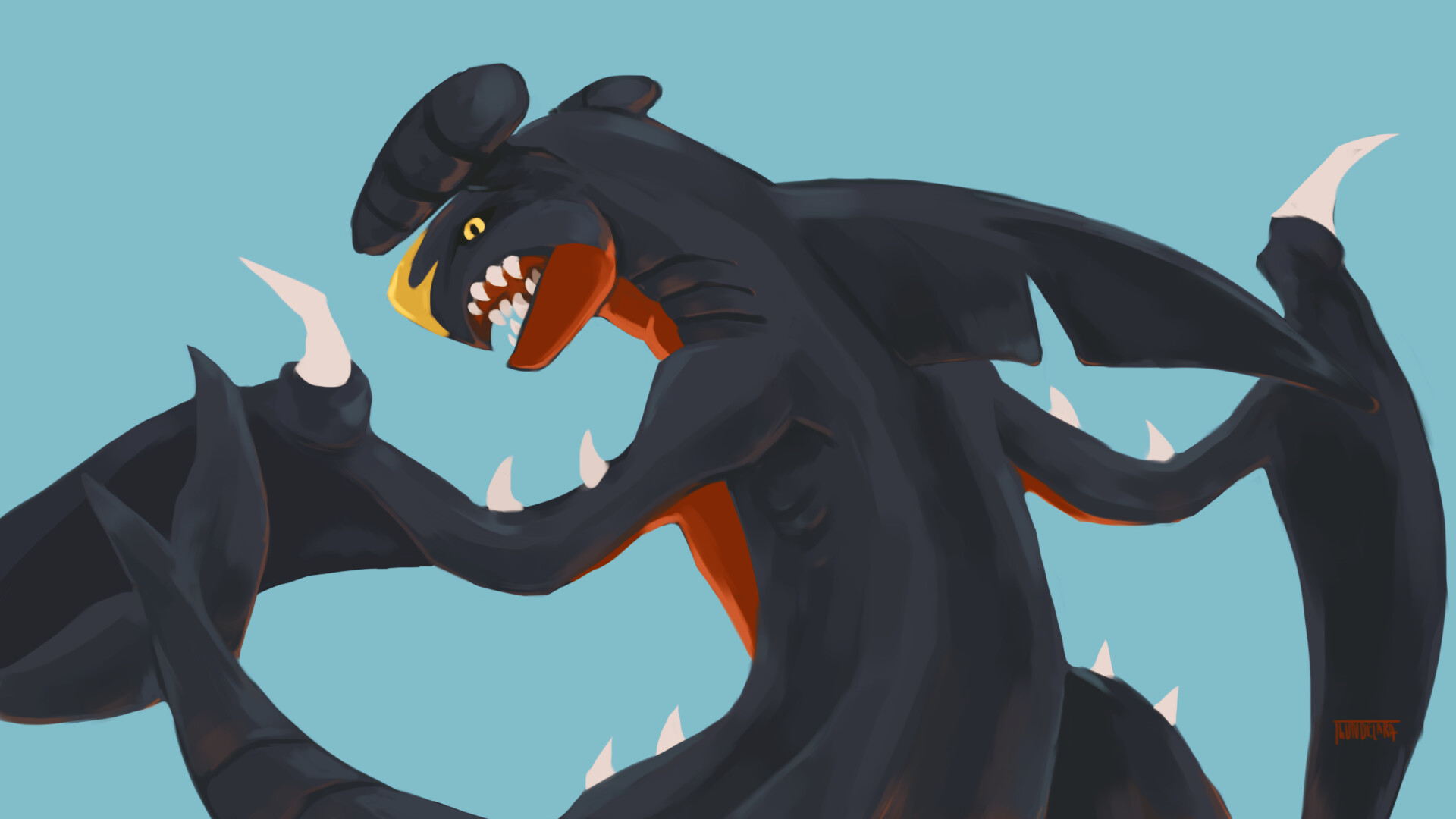 Mega Garchomp Wallpaper