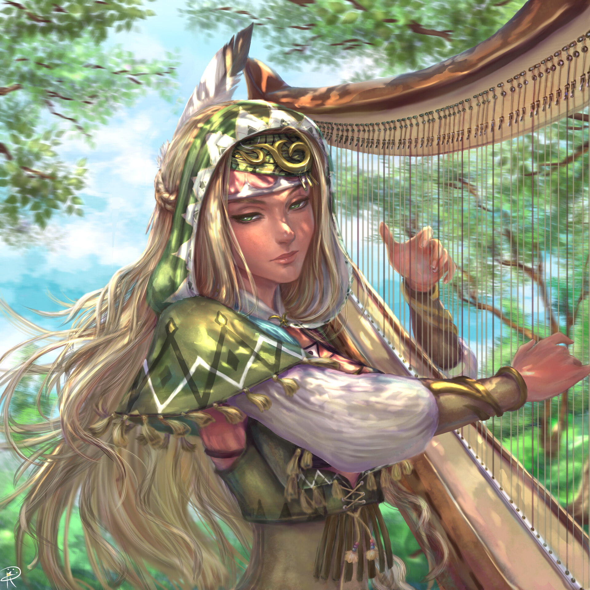 ArtStation - Rhythm by the Woods