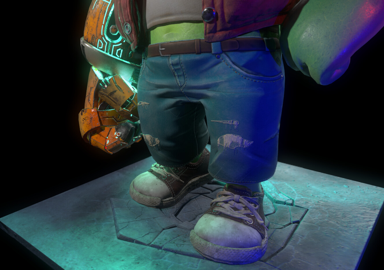 Haemin Jang - Orc+ American retro style+ Sci-fi