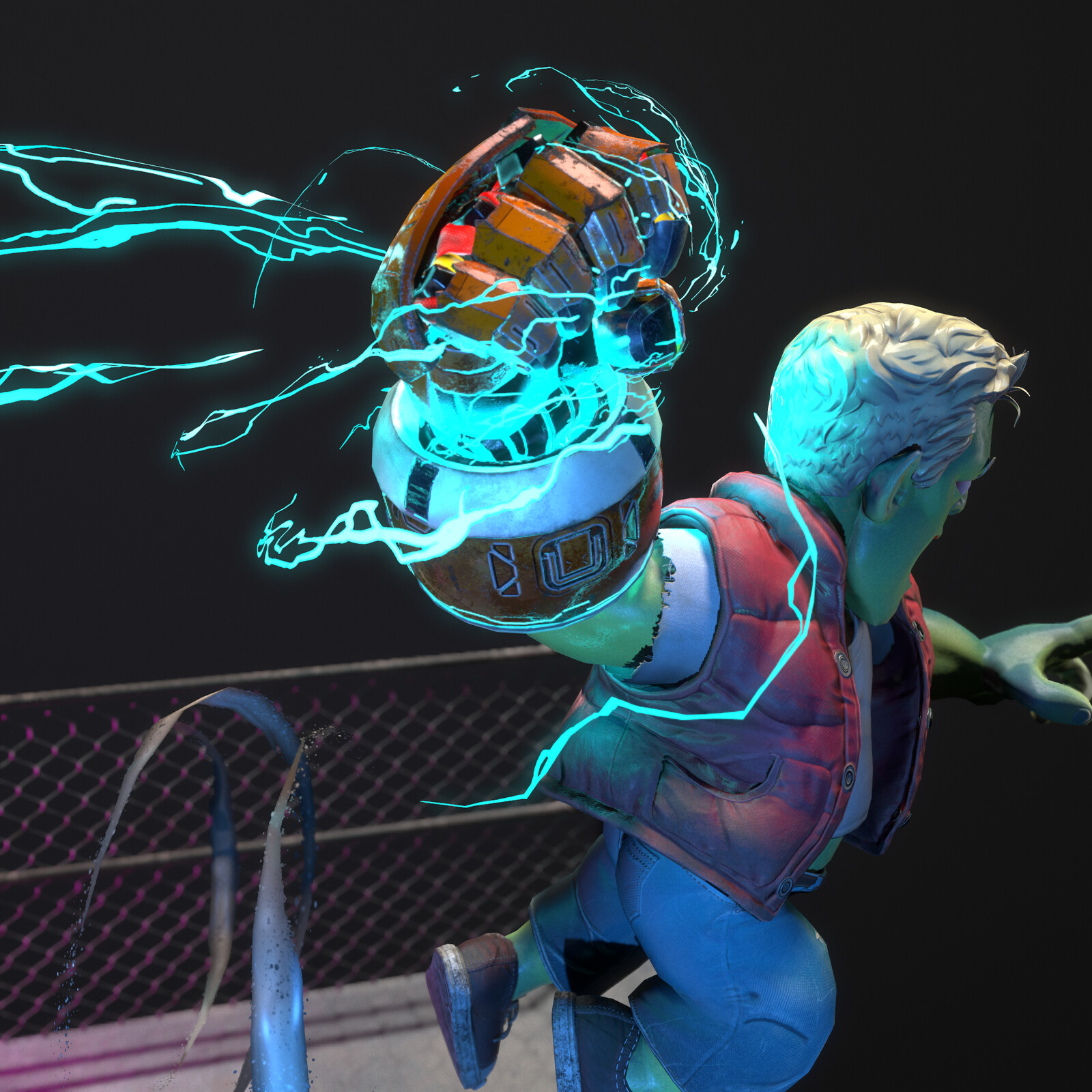 Haemin Jang - Orc+ American retro style+ Sci-fi