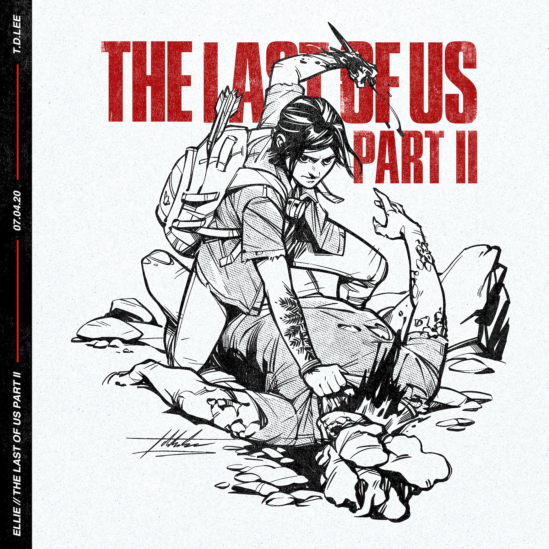 ArtStation - Ellie and a Clicker