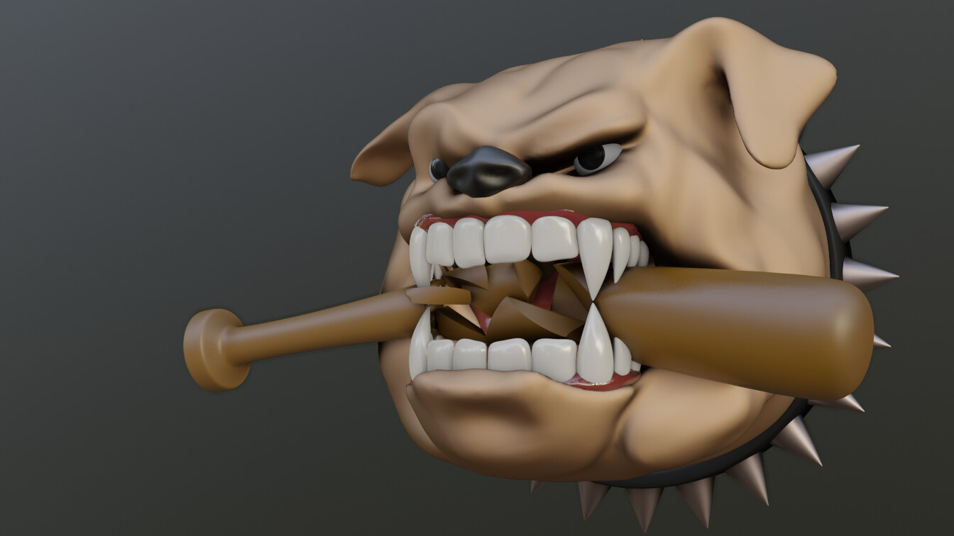 ArtStation - Brave dog