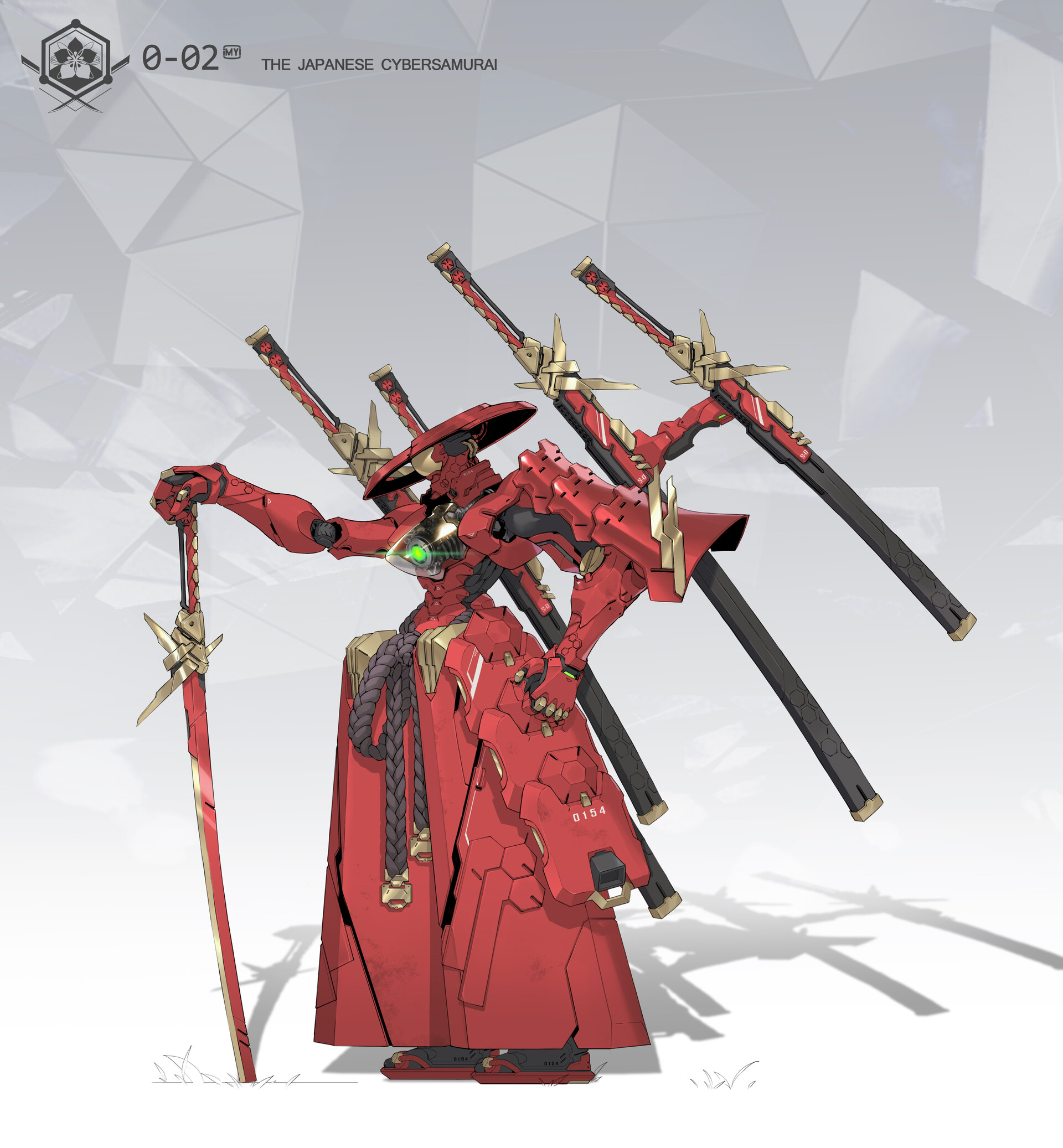ArtStation - The Japanese cybersamurai