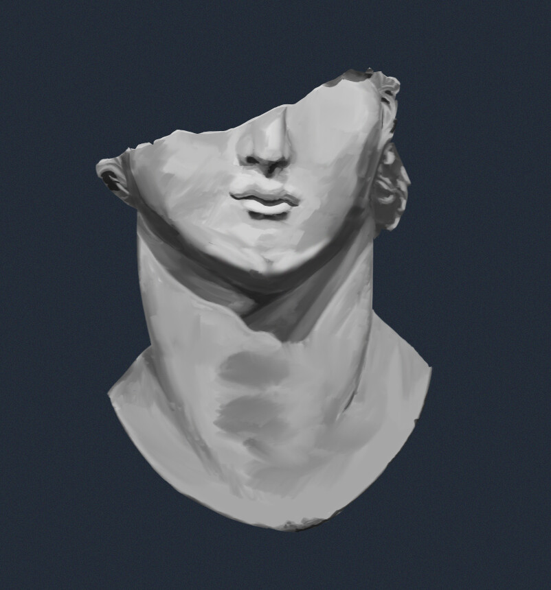 ArtStation - Greek Head