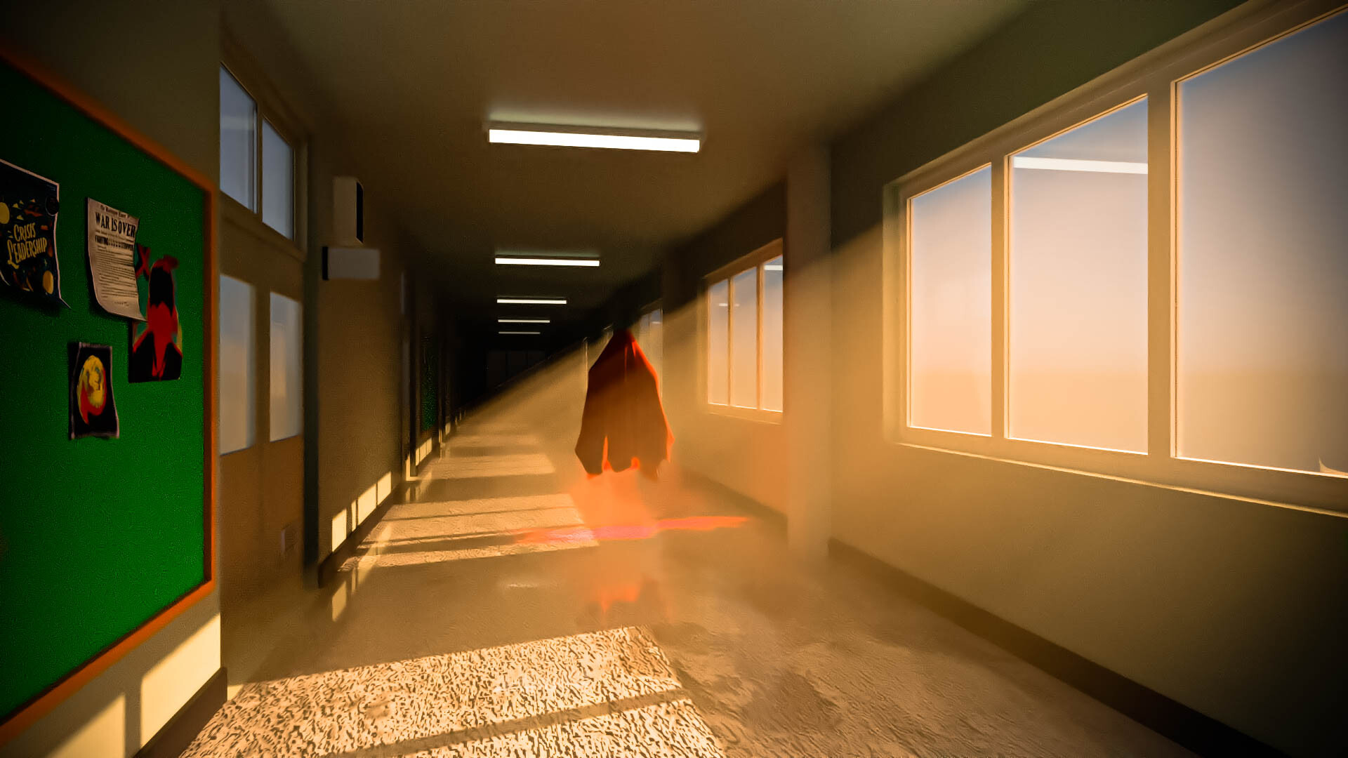 ArtStation - school hallway