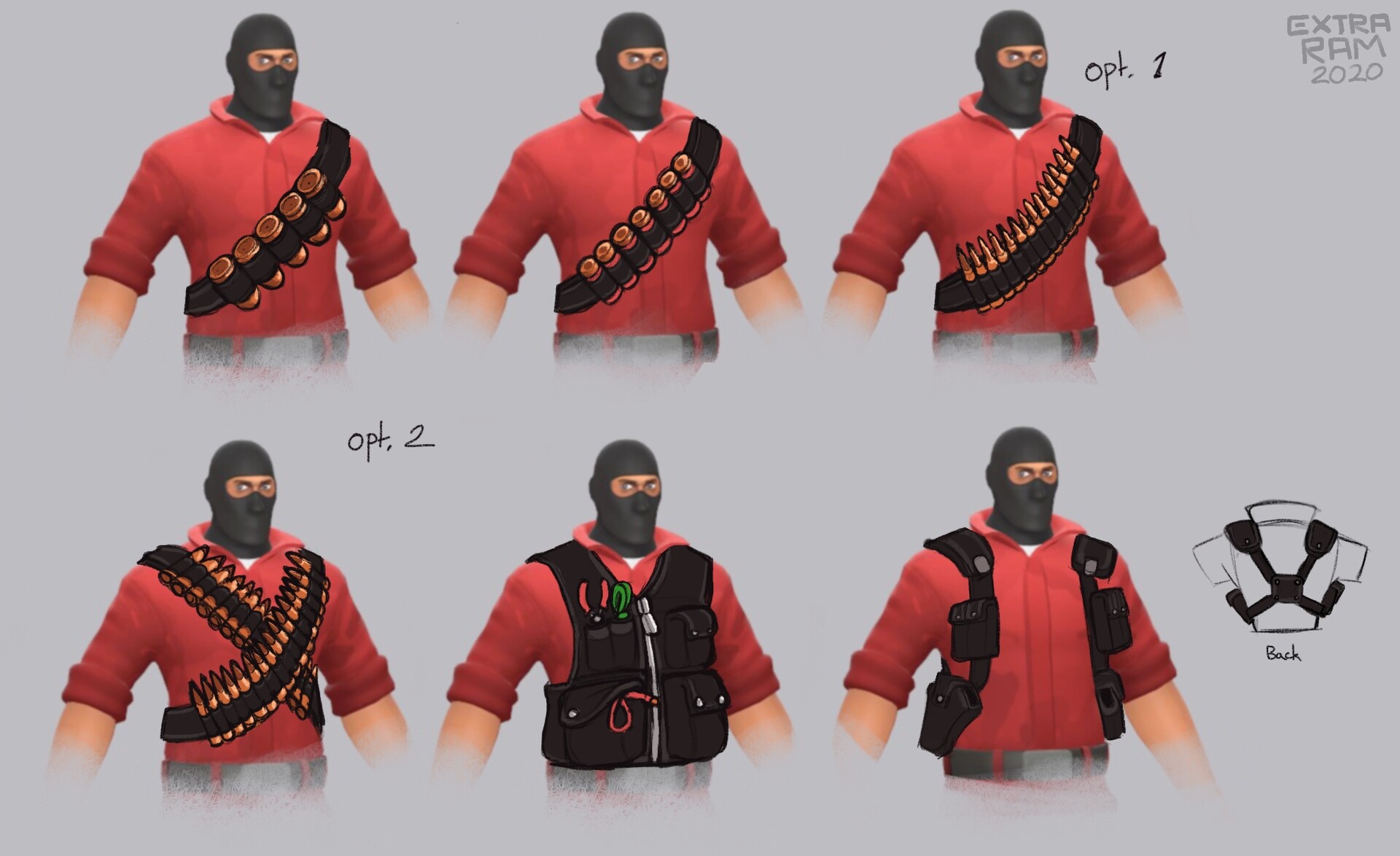 Jamie Reidy - An Assortment of Concepts For Open Fortress.