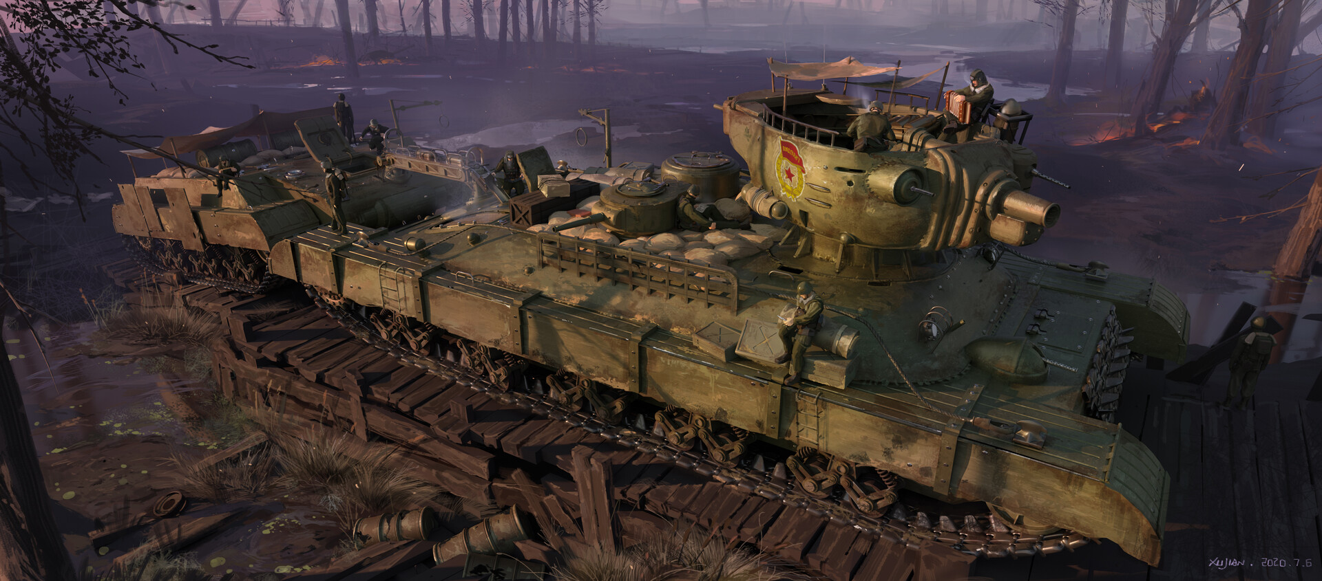 ArtStation - Dieselpunk-tank