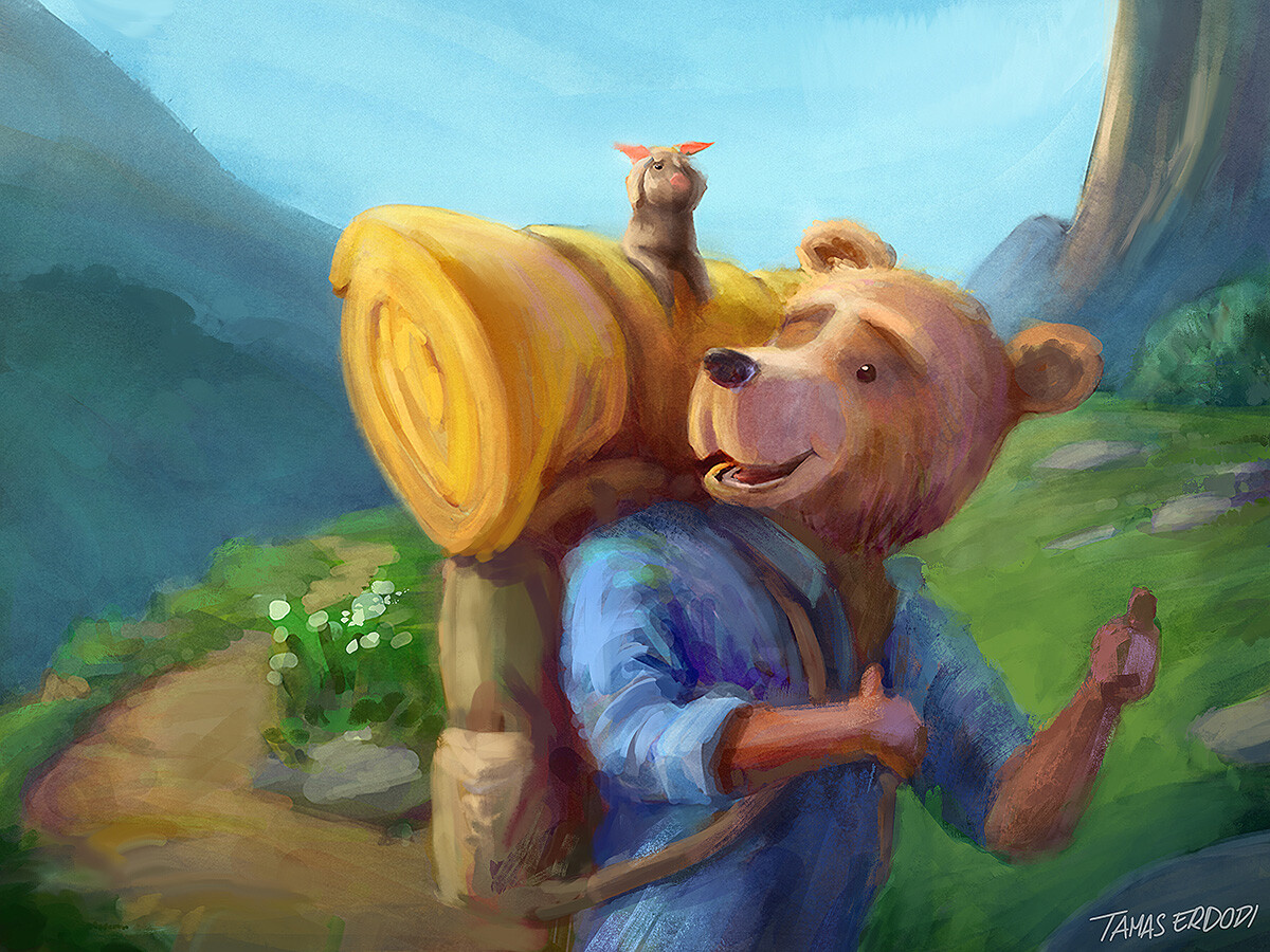 ArtStation - Animal Adventures - Mountain hiking