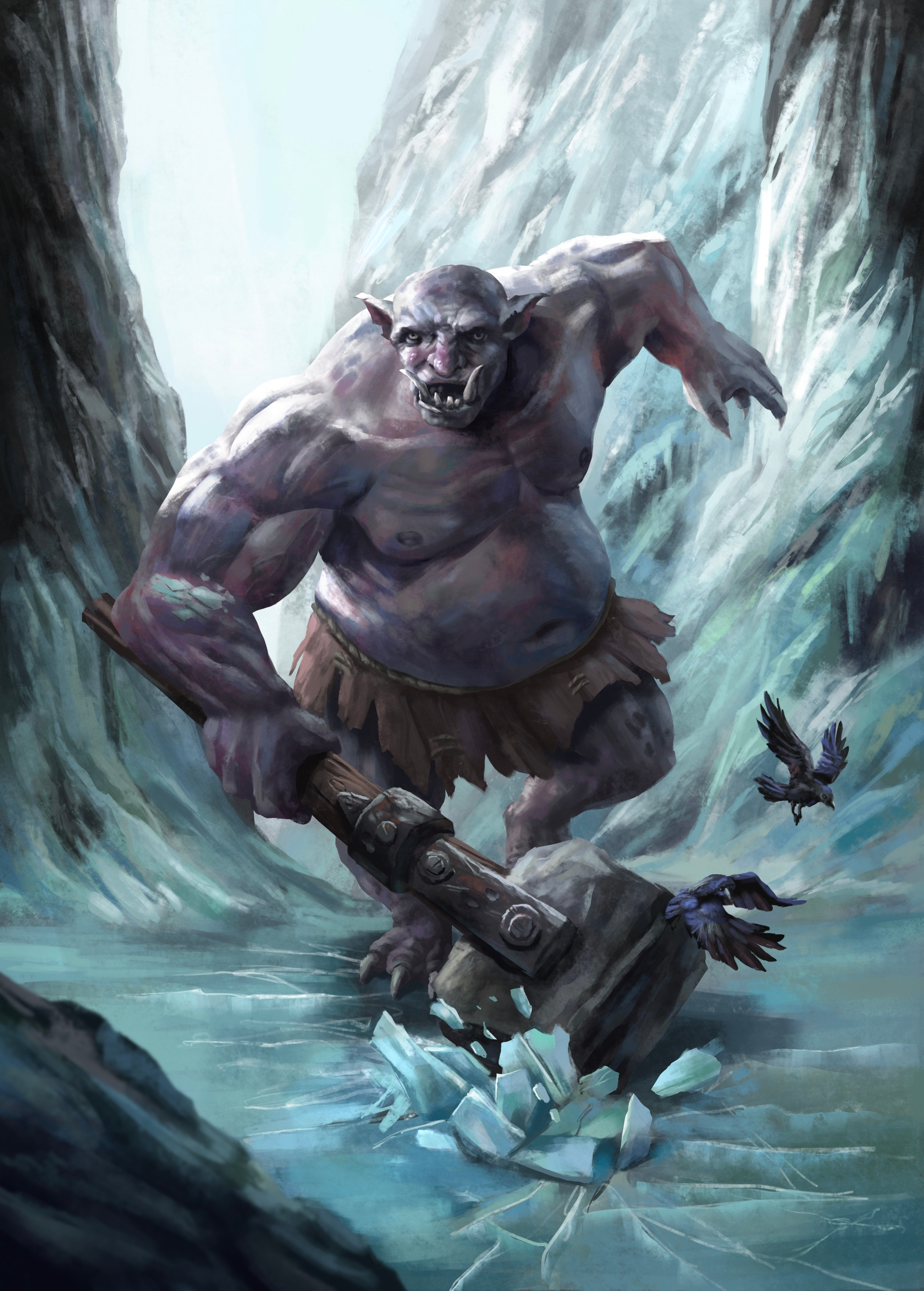 Mountain Troll by Matthis Schroeder : r/ImaginaryTrolls