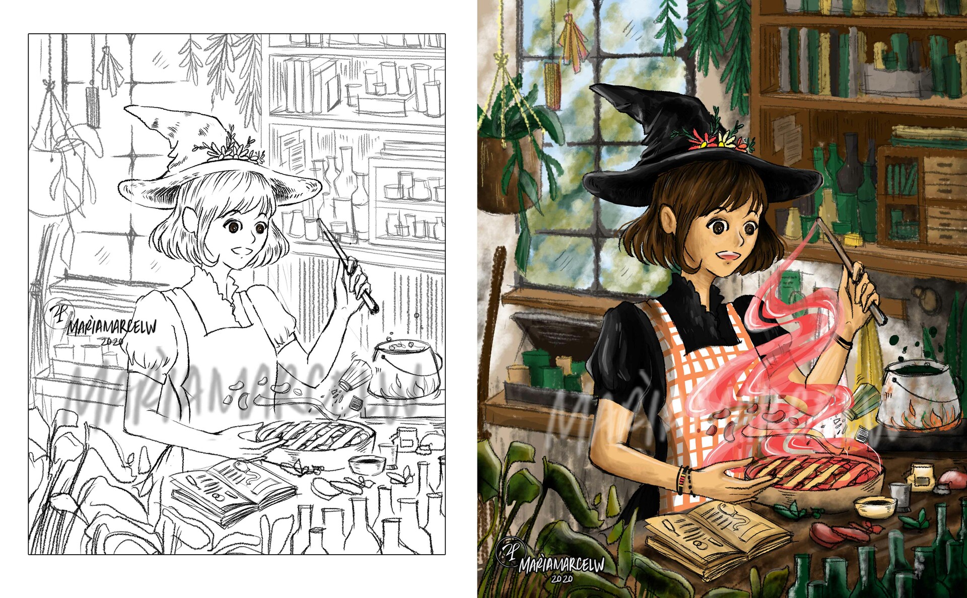 ArtStation - Mariamarcelw - Midsummer Magic Month (Batch 1)