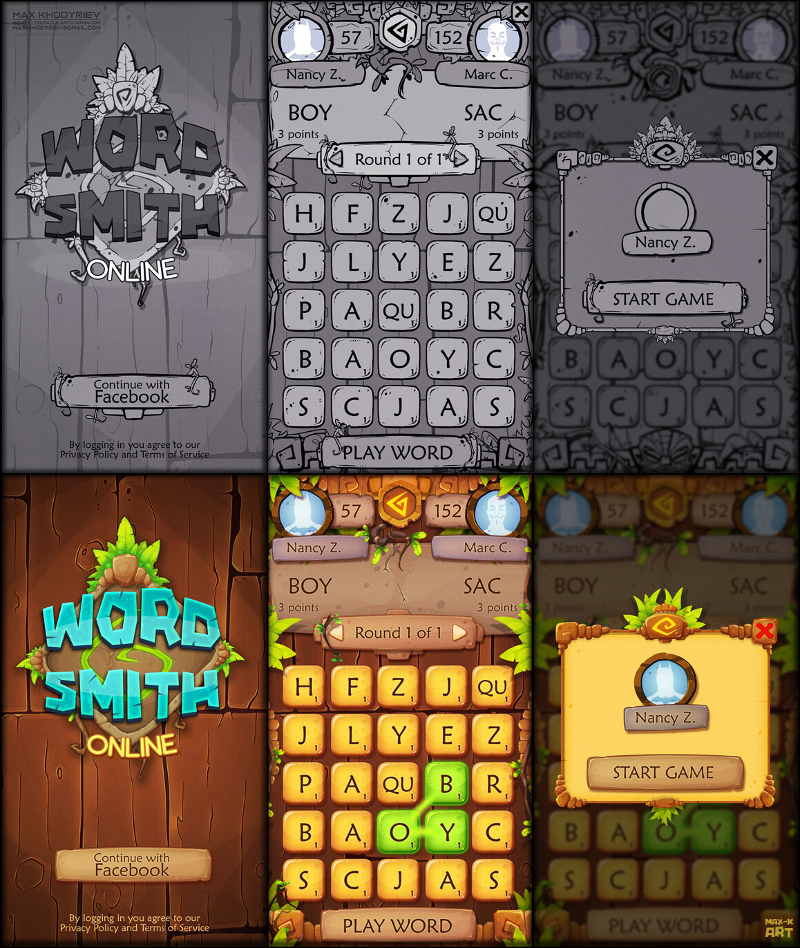 Max Khodyrev - 2D Game Design (Stylized Character Environment and Props ...