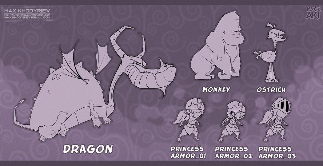 Max Khodyrev - 2D Game Design (Stylized Character Environment and Props ...