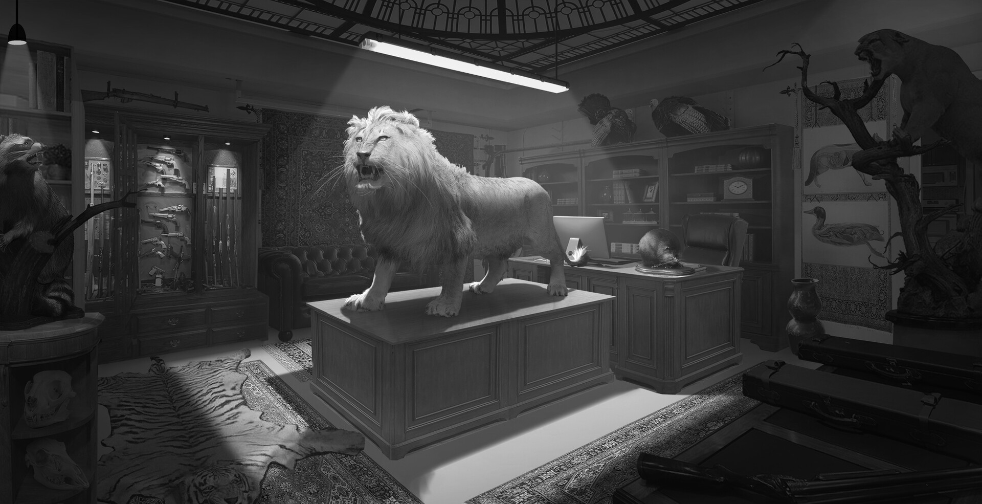 ArtStation - Exotic office design