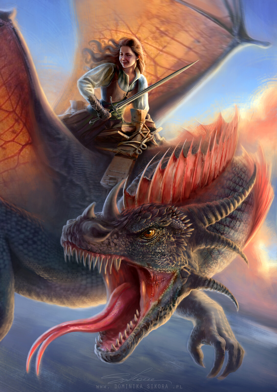 Dominika Sikora - Dragon Rider Portrait