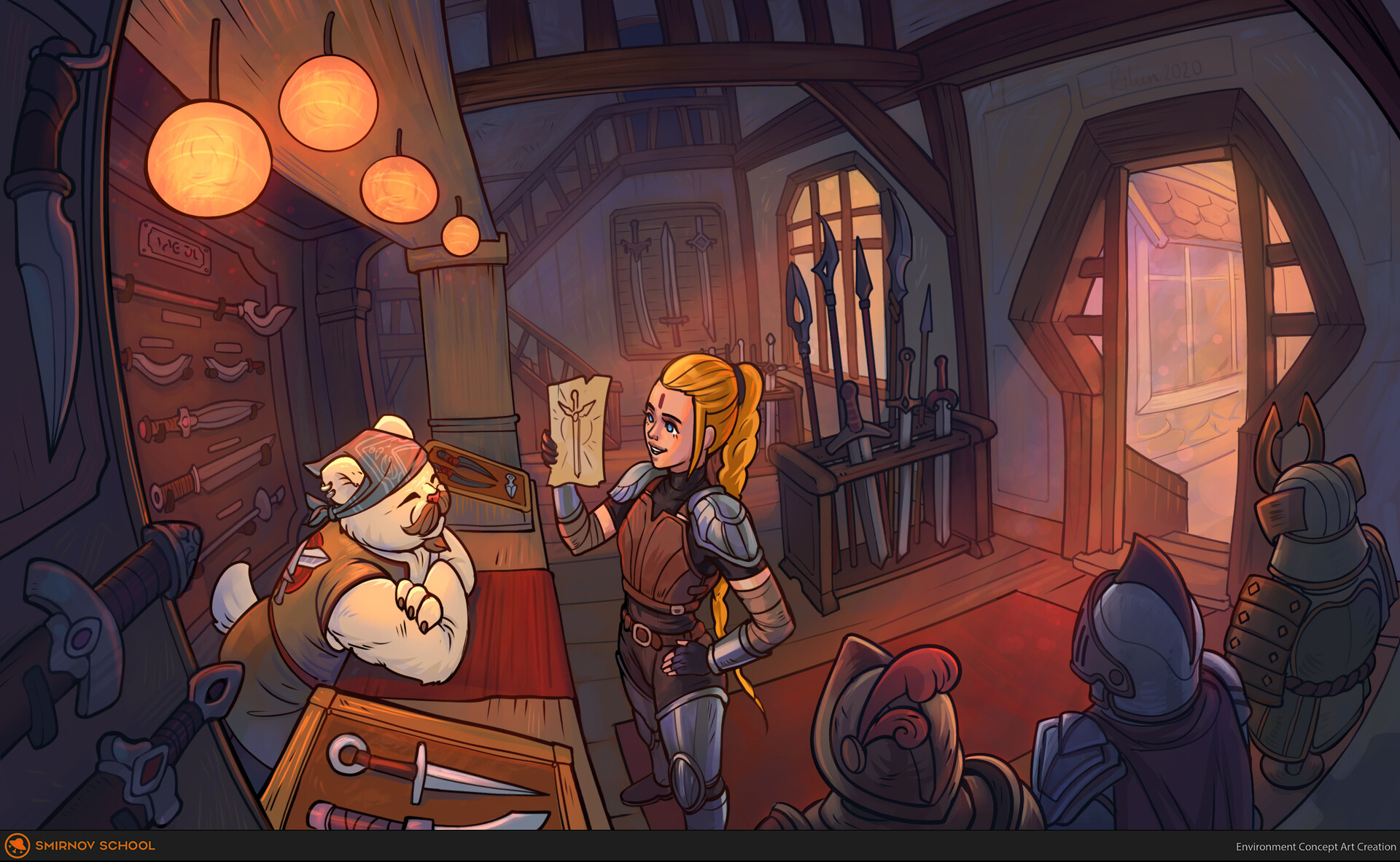 ArtStation - weapon shop