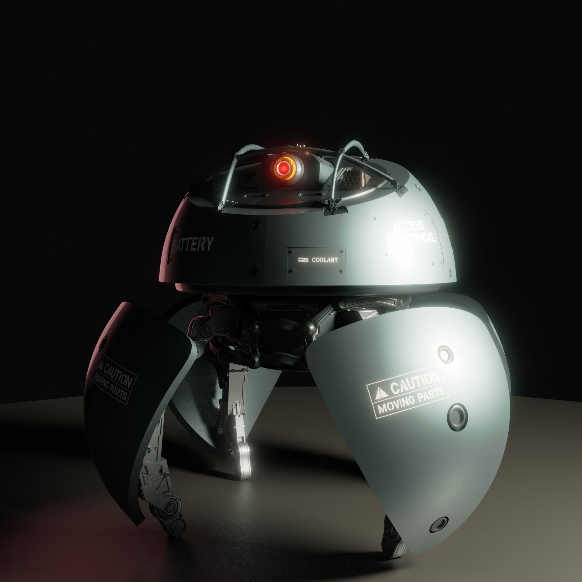 Paul Mereuta - Spheric Legged Surveillance Robot