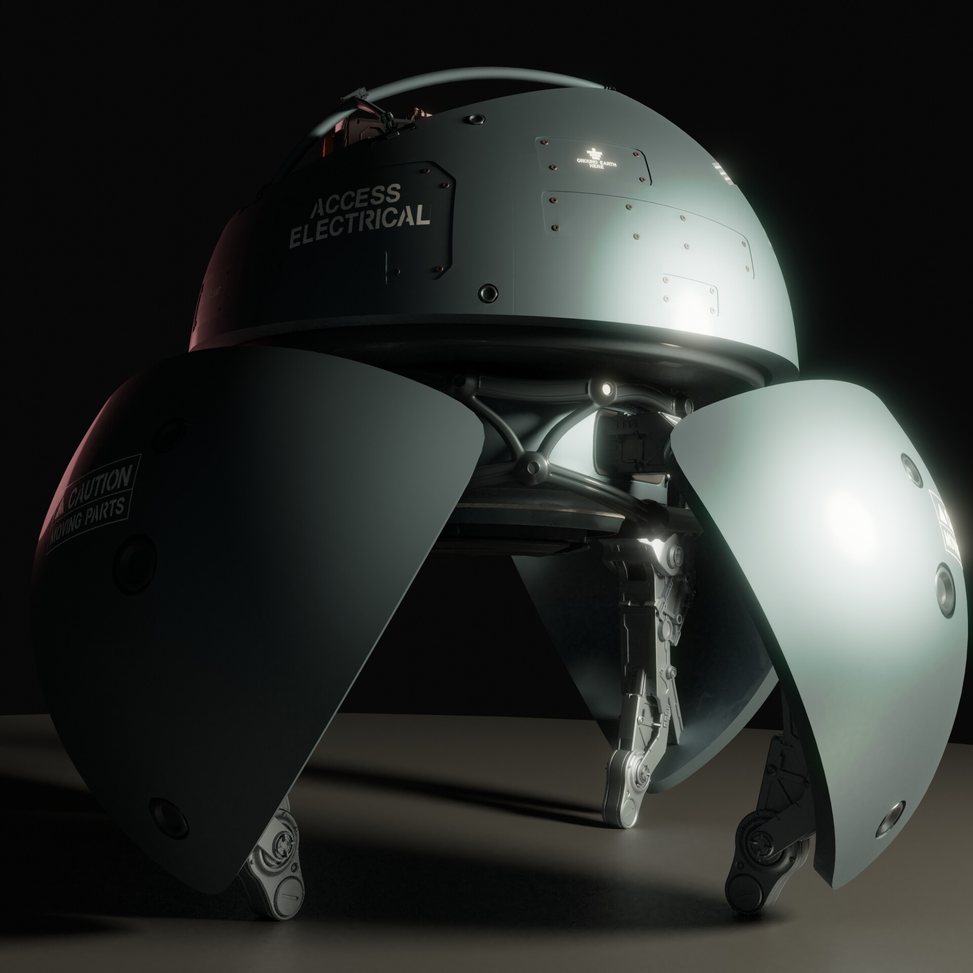 Paul Mereuta - Spheric Legged Surveillance Robot