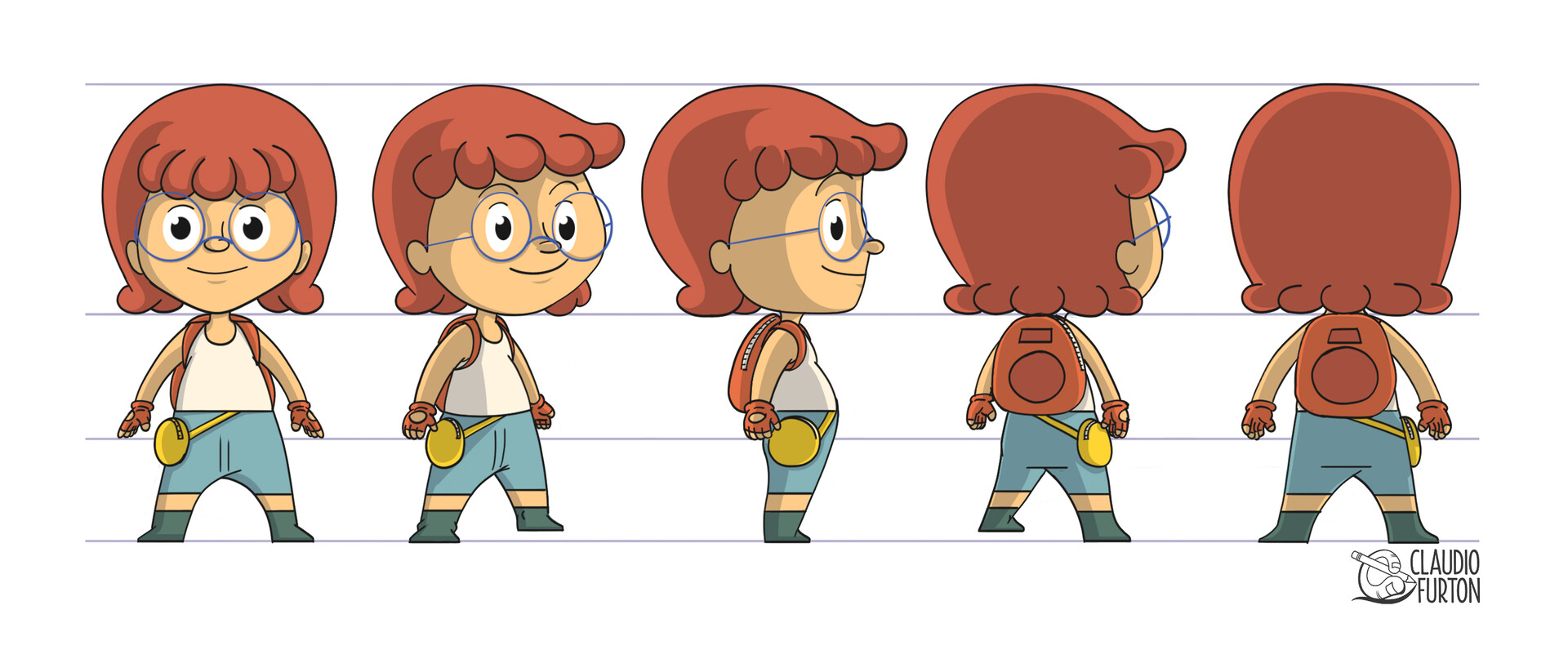 ArtStation - Character Design para animação 2D