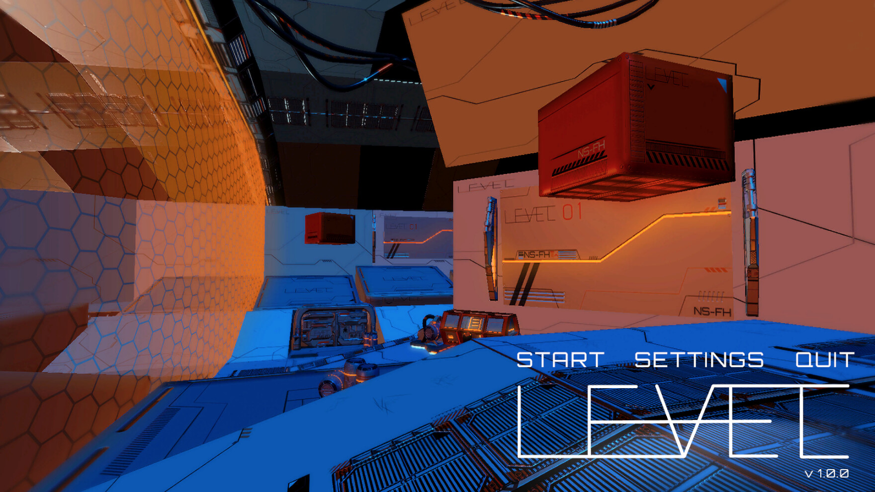 ArtStation - LEVEL SCI-FI FPS - my second game | menus design