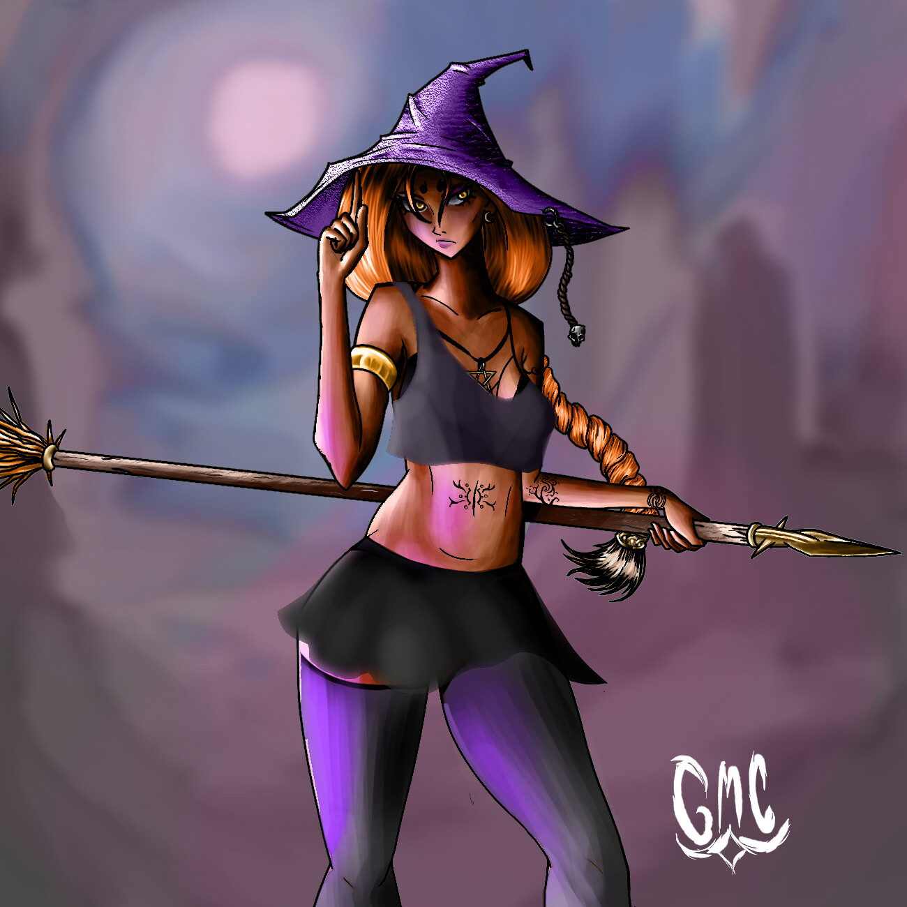 ArtStation - Ayla, natural witch