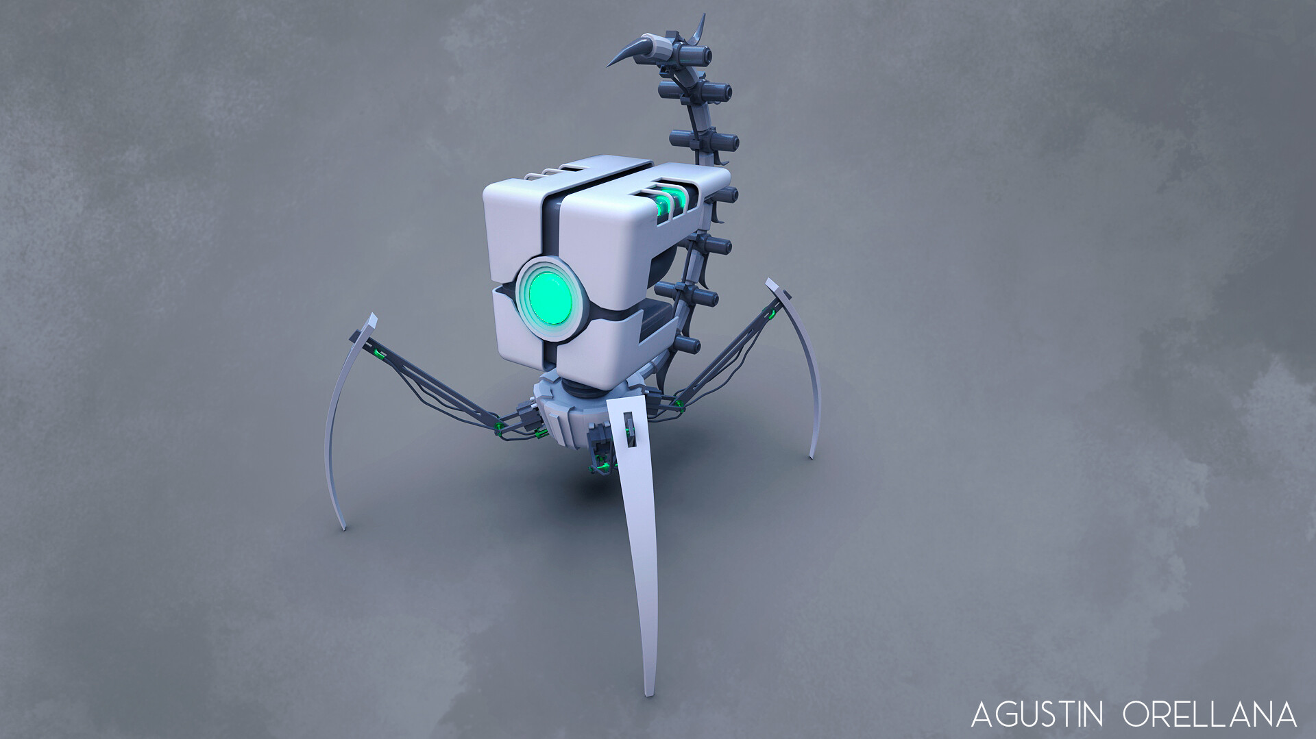 ArtStation - SPIDER-SCORPION ROBOT