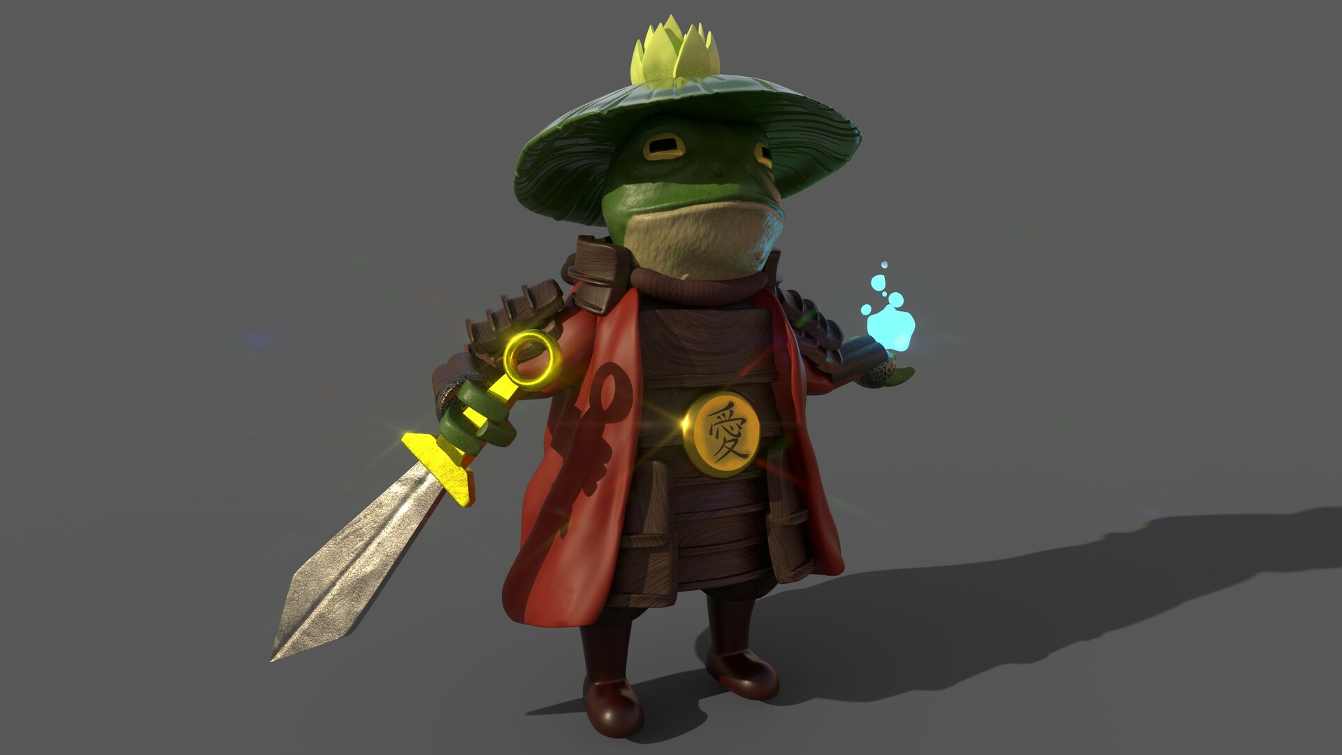 ArtStation - fantasy toad made in 3d