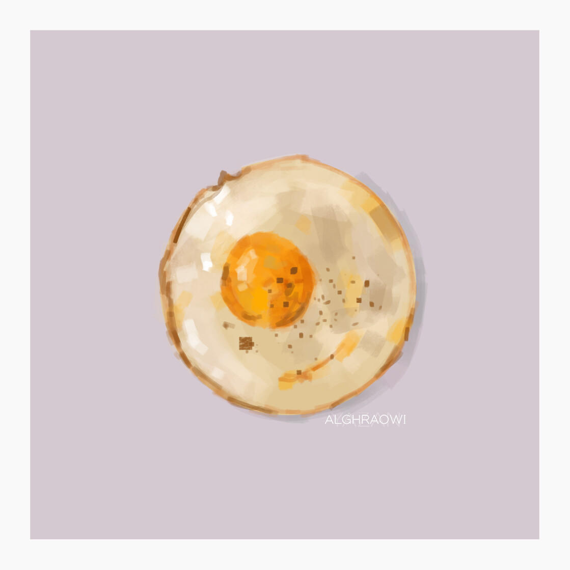 ArtStation - Fried egg