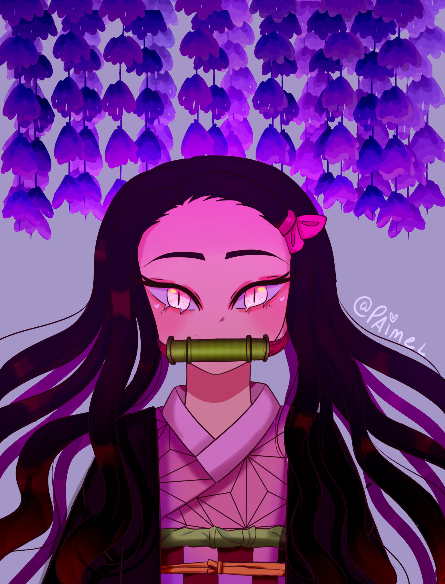 ArtStation - Nezuko redraw Fanart